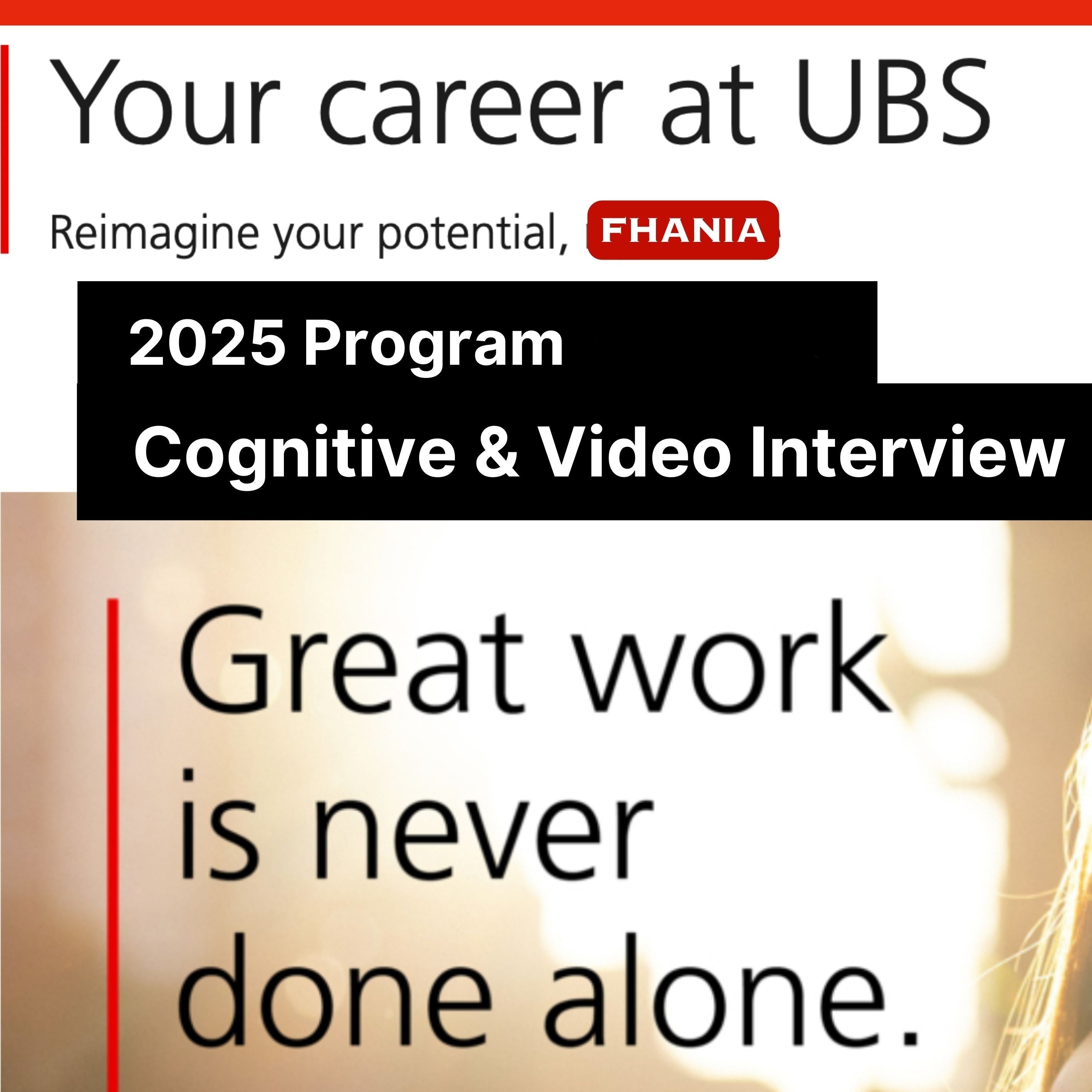 Get 2025 UBS Online Assessment & Video Interview Answers – Offer