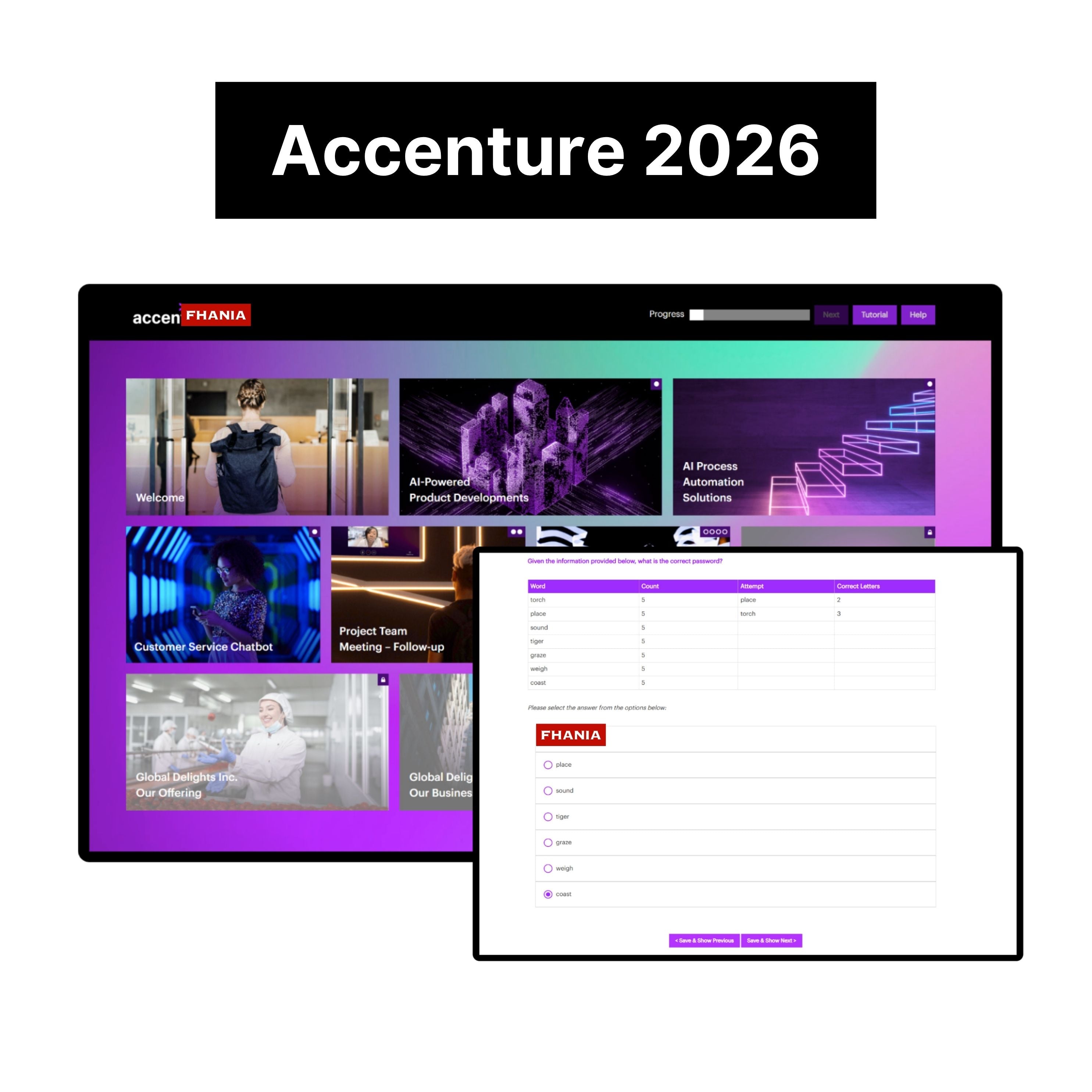 Get 2026 Accenture Online Assessment and Video Interview Answers – Offer