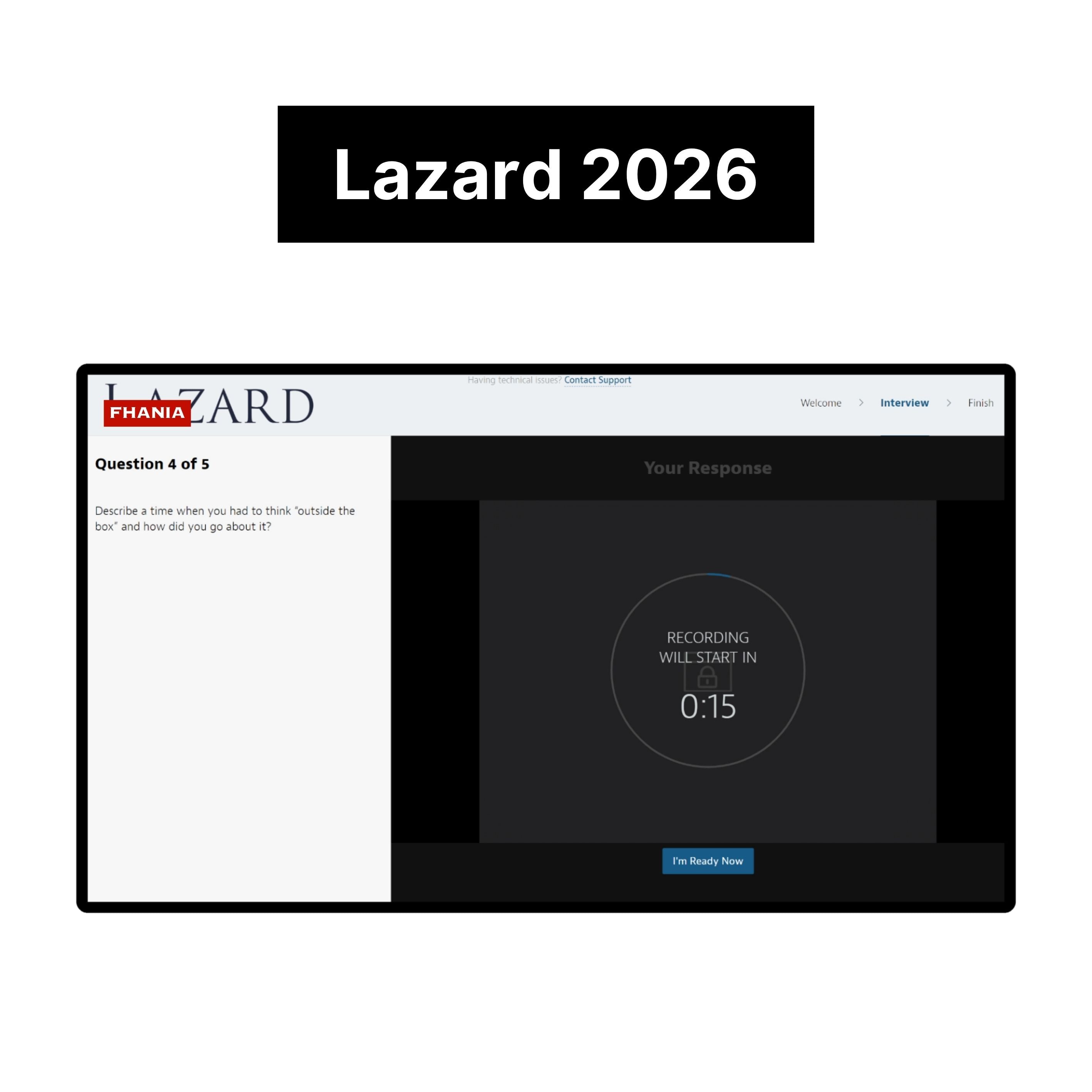 Get 2026 Lazard Online Assessment and Video Interview Tutorials – Offer