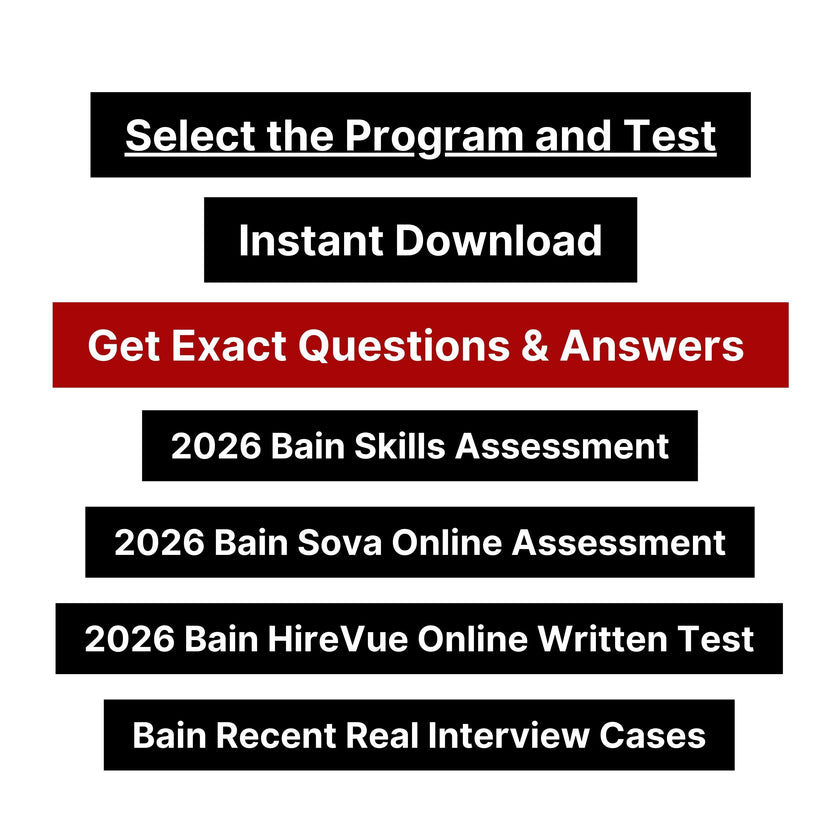 Bain Online Assessment Guide: Ace Your Bain Hirevue and Sova Tests – Offer