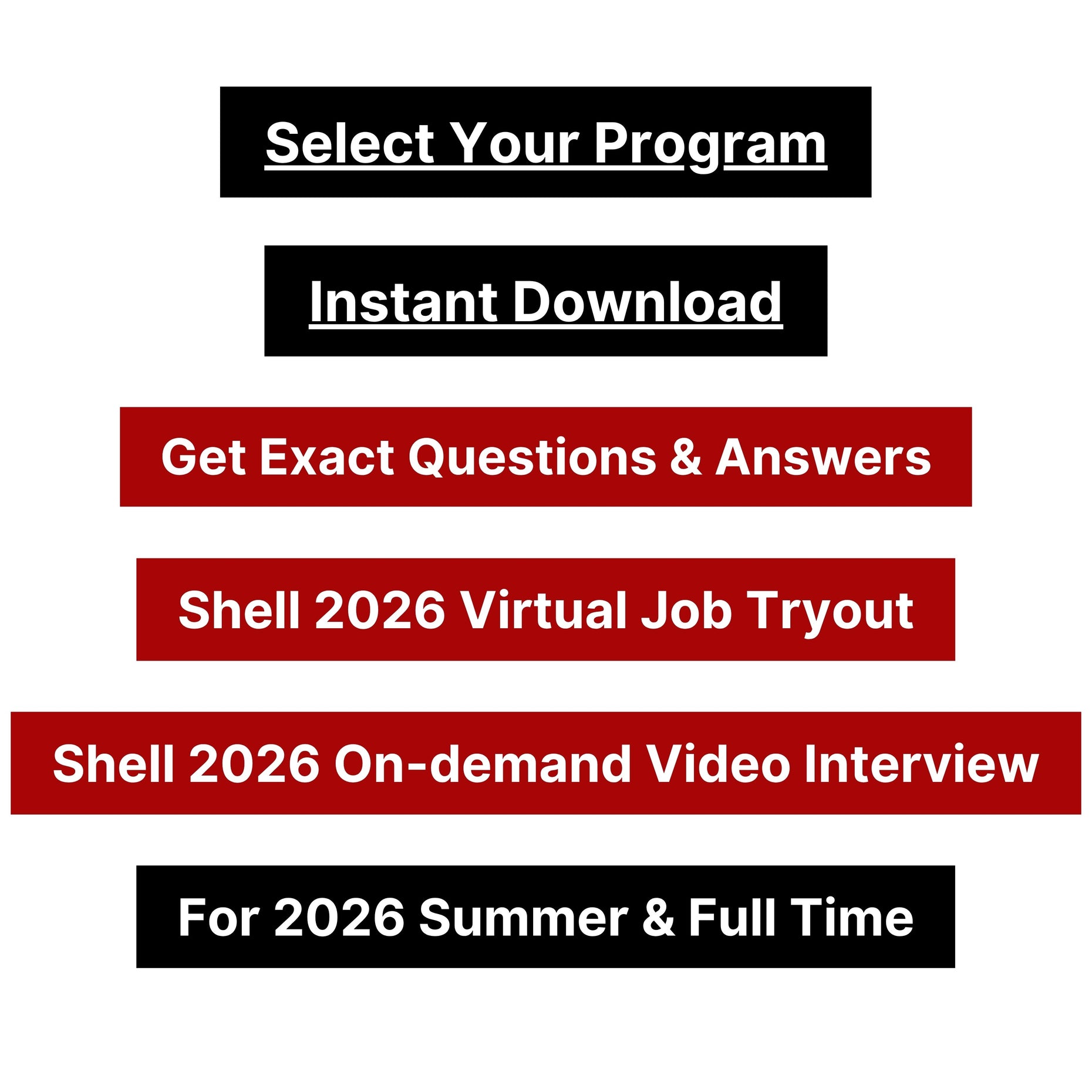 Get 2026 Shell Virtual Job Tryout and On-demand Interview Tutorials – Offer