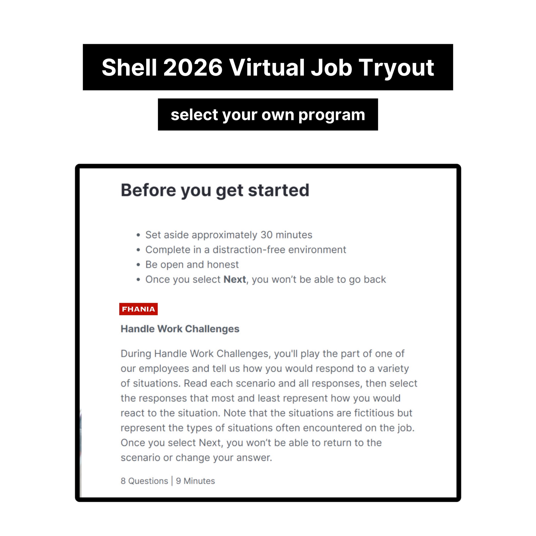 Get 2026 Shell Virtual Job Tryout and On-demand Interview Tutorials – Offer